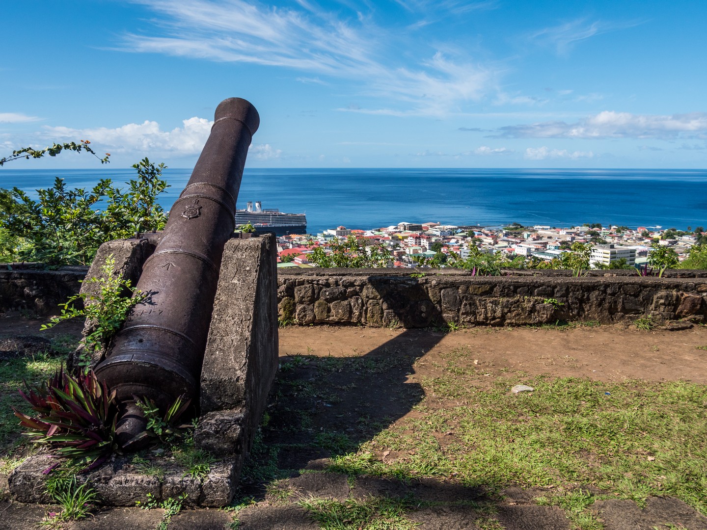 La Dominique, côté ville à Roseau
