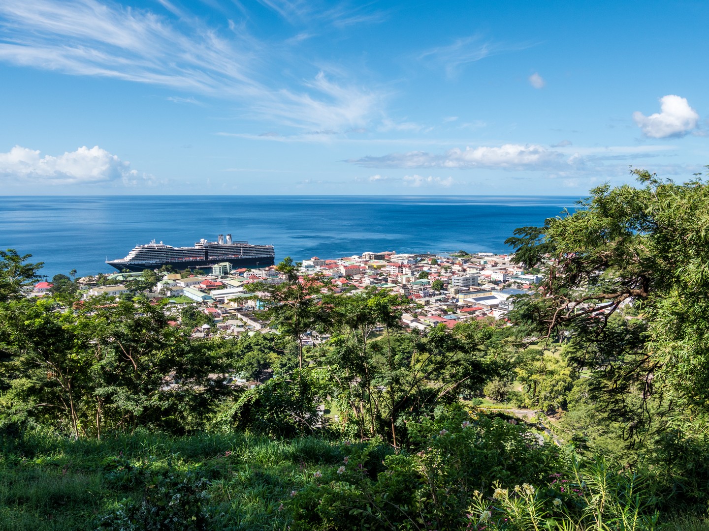 La Dominique, côté ville à Roseau